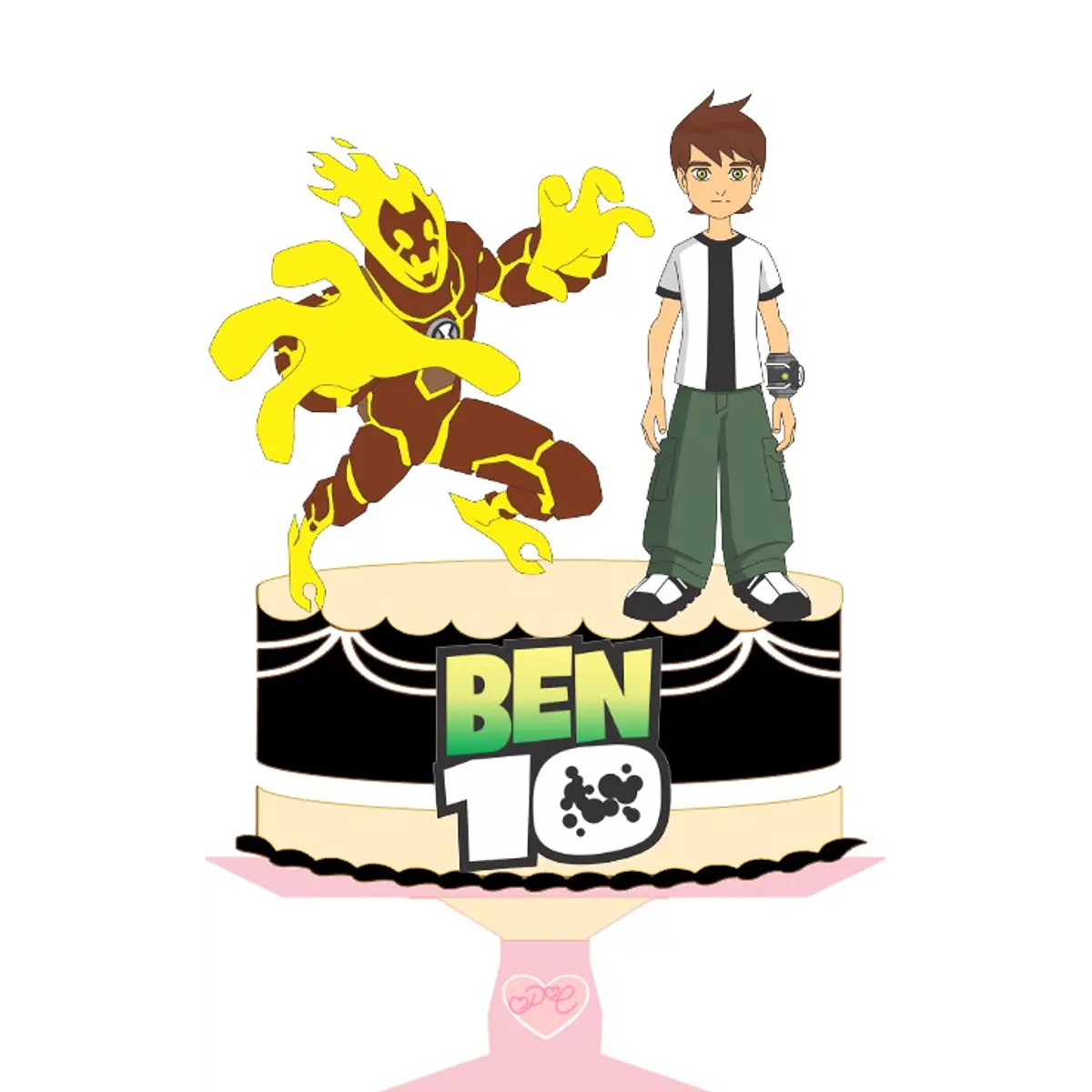 Arquivo topo de bolo Ben 10