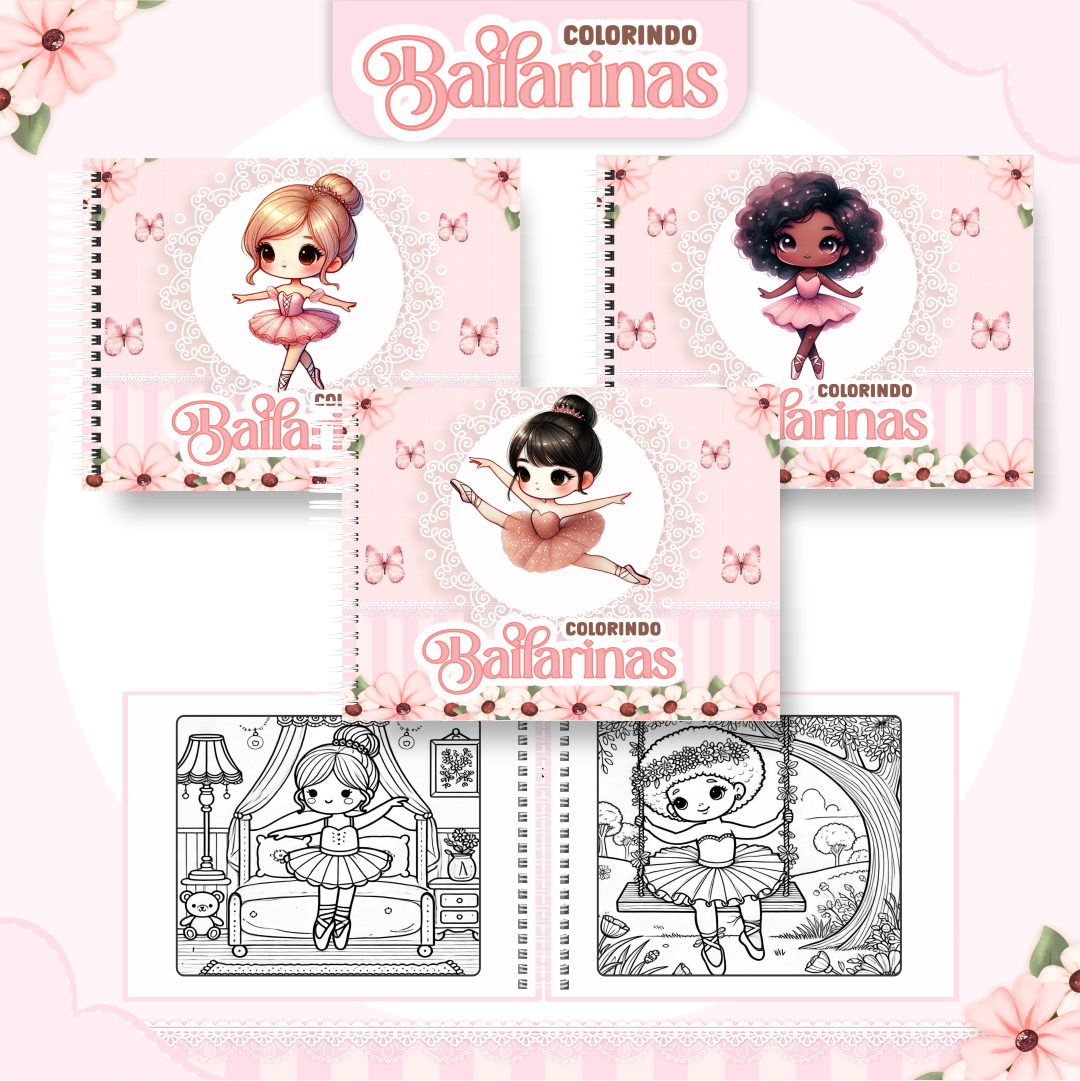 Arquivo Livro de Colorir Bailarina - PAMELLA