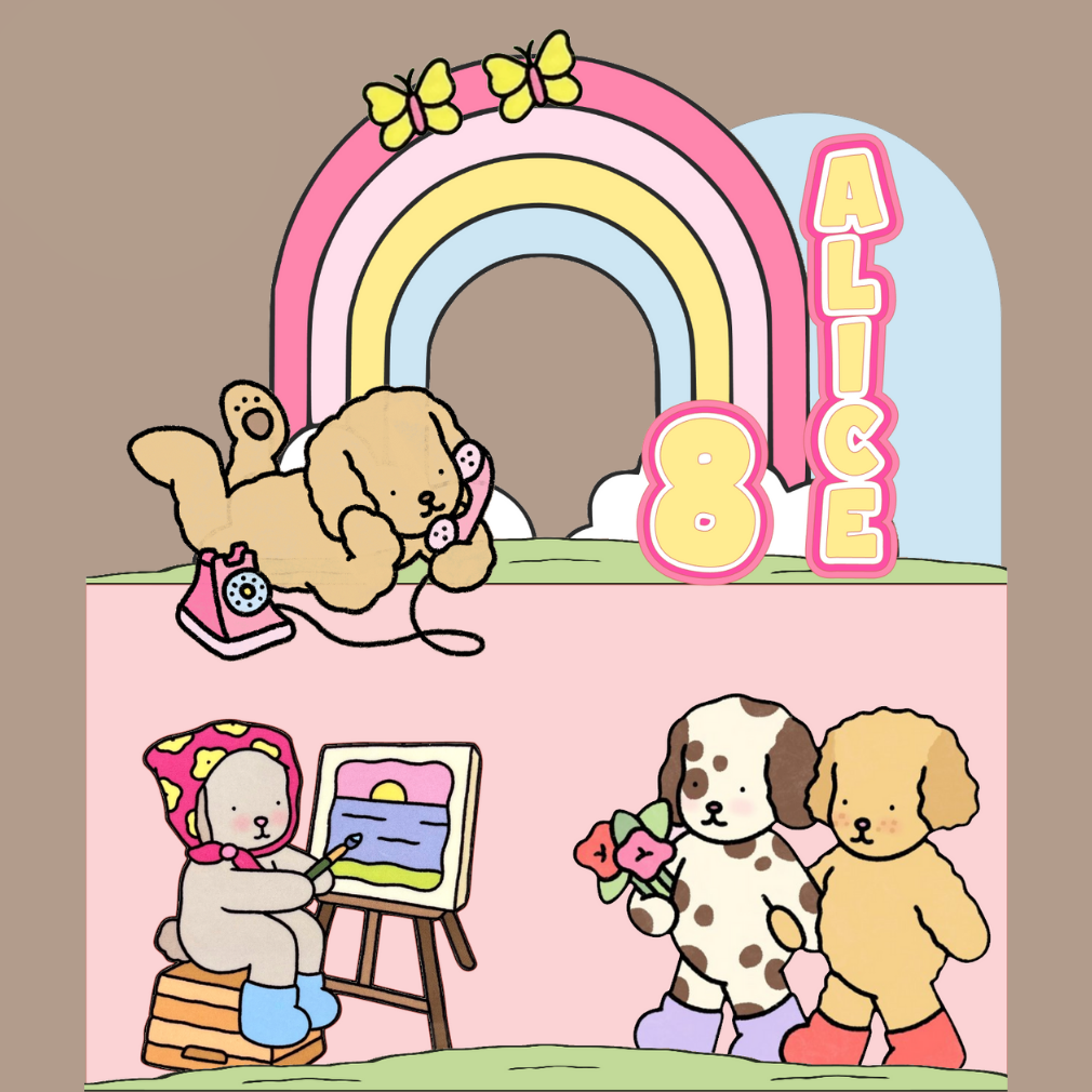 Arquivo topo de bolo Bobbie goods