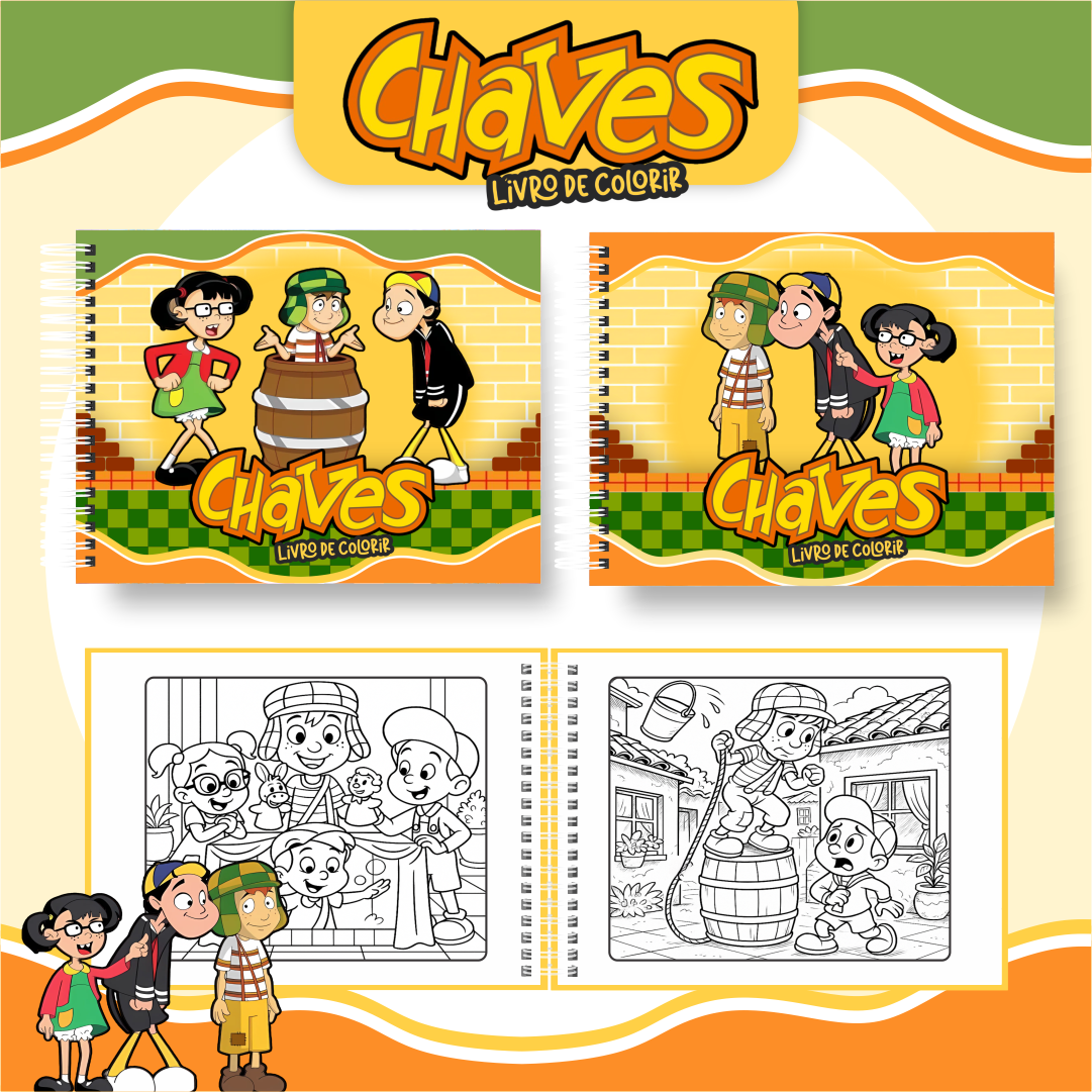 Arquivo Livro de Colorir Chaves