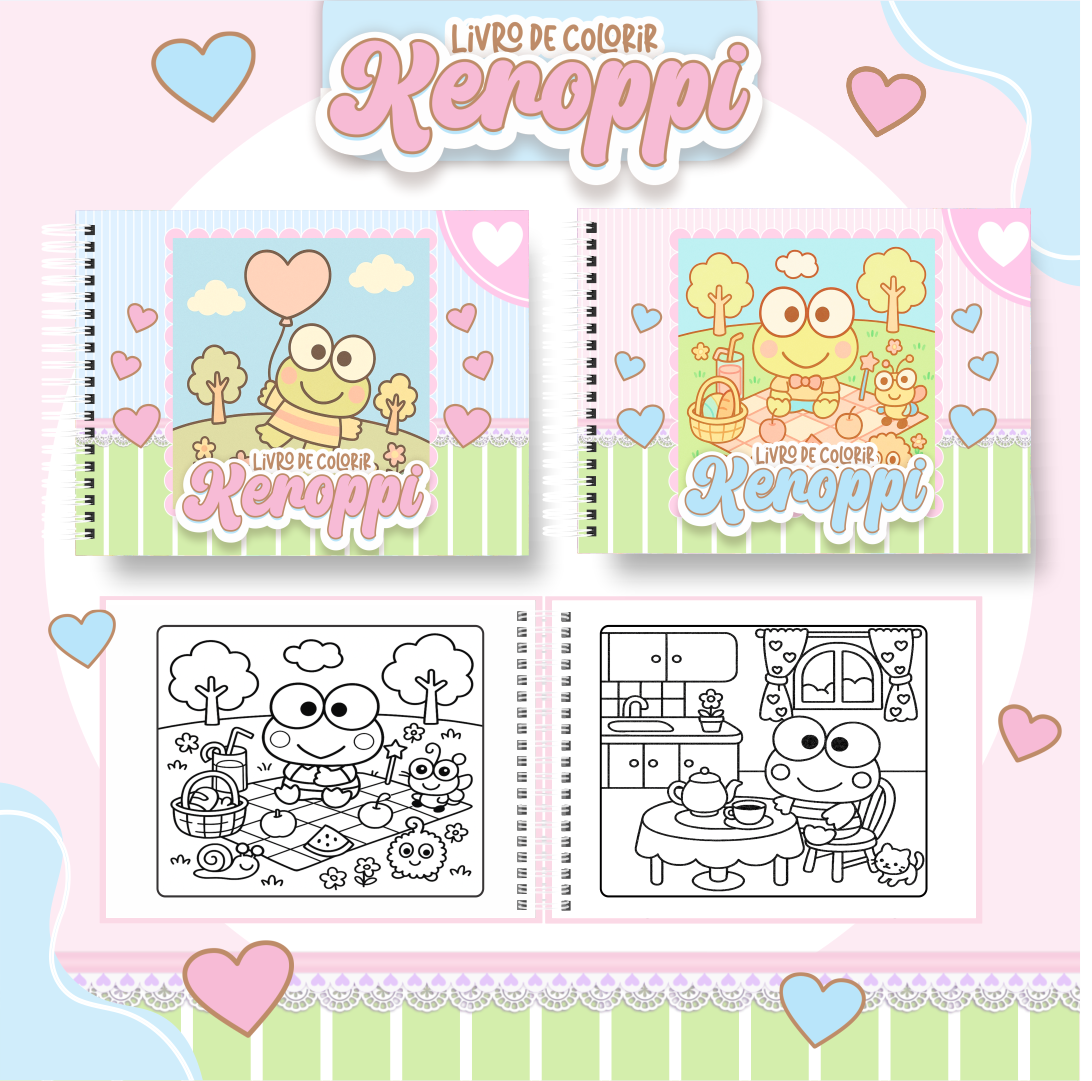 Arquivo Livro de Colorir Keroppi