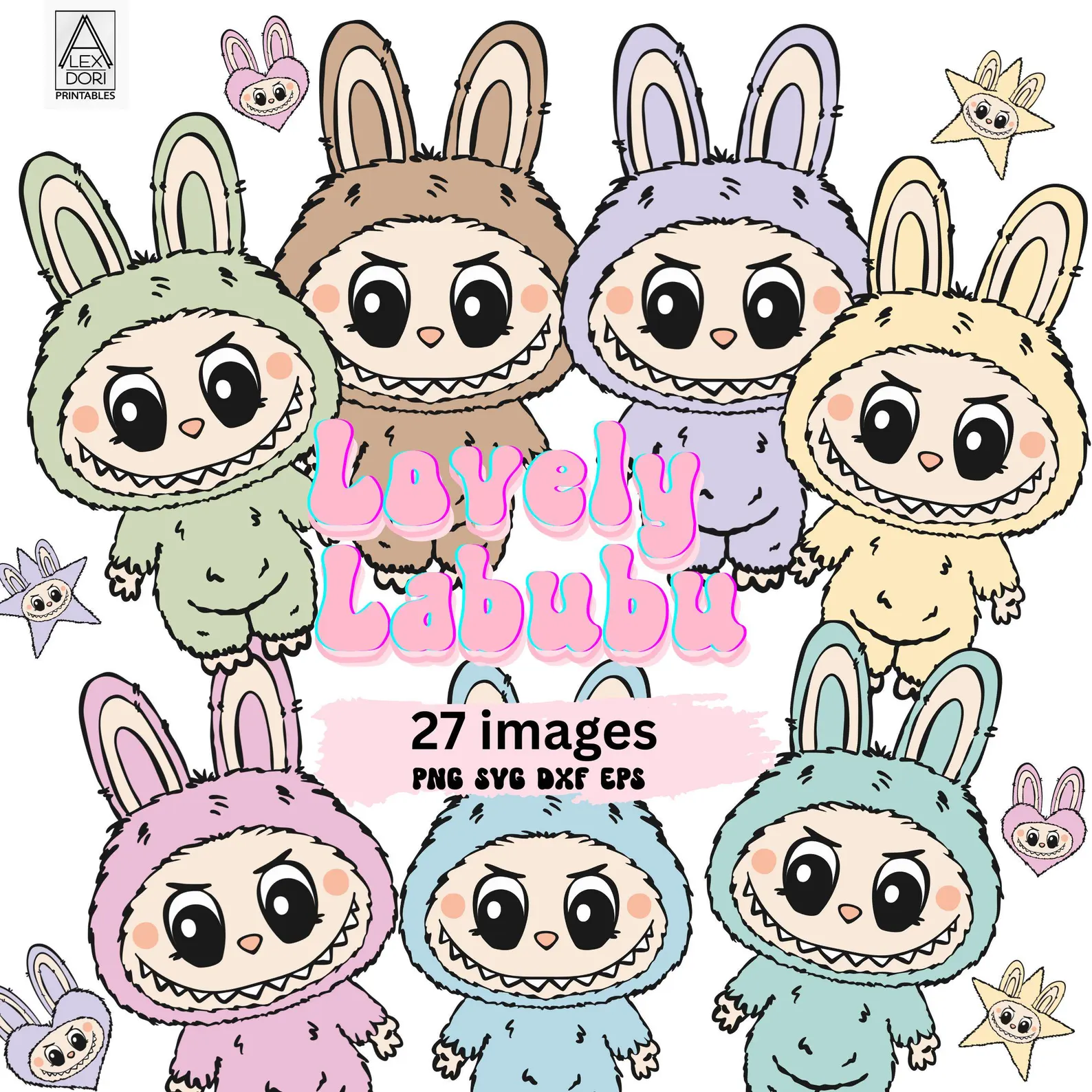 Kit Digital Labubu 4