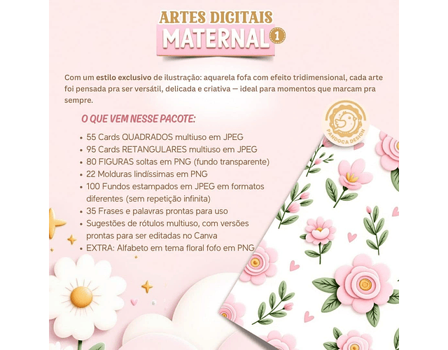 Kit Digital Maternidade - PANDOCA