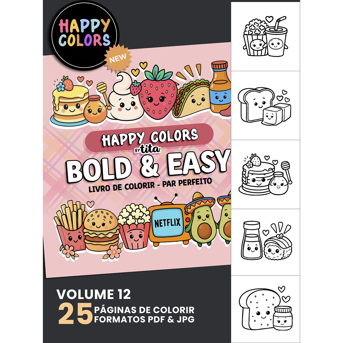 Arquivo Livro de Colorir Happy Color Par Perfeito V12 - TITA