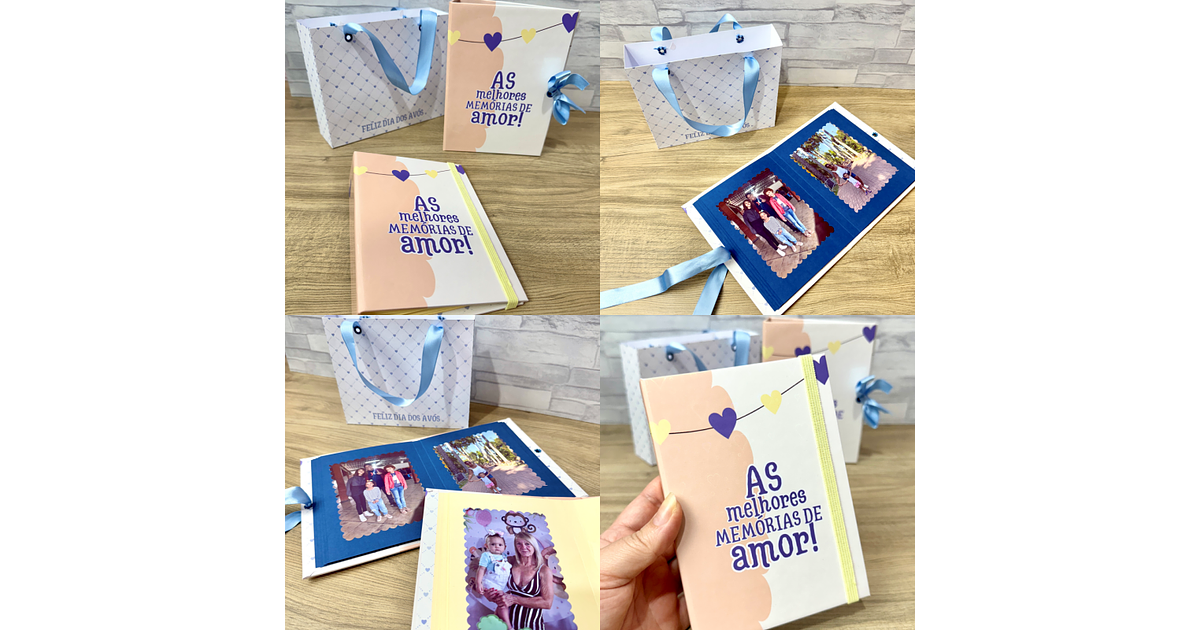Arquivo Dia dos Avós Mini Àlbum de Fotos - Madi