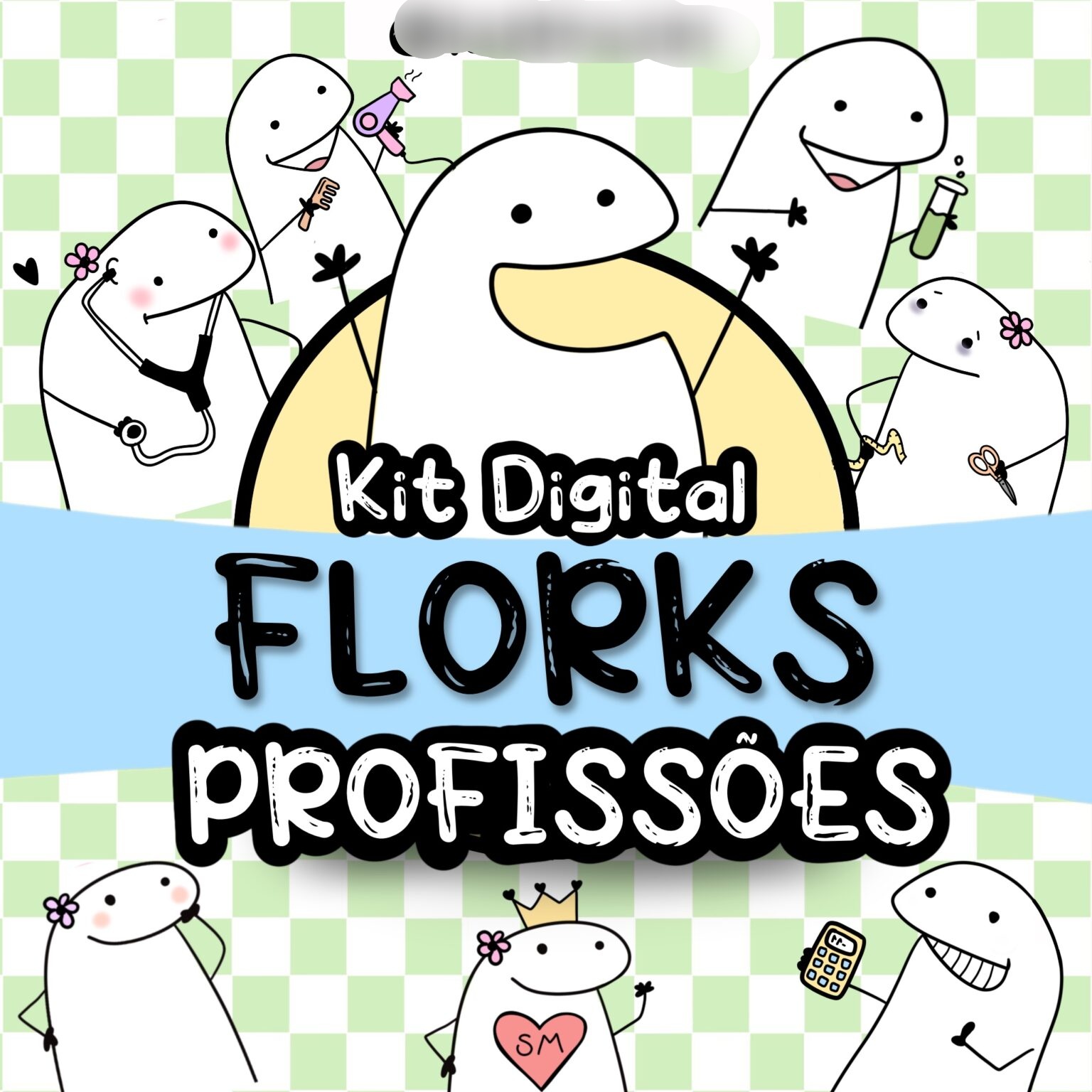 Kit Digital Flork Profissões