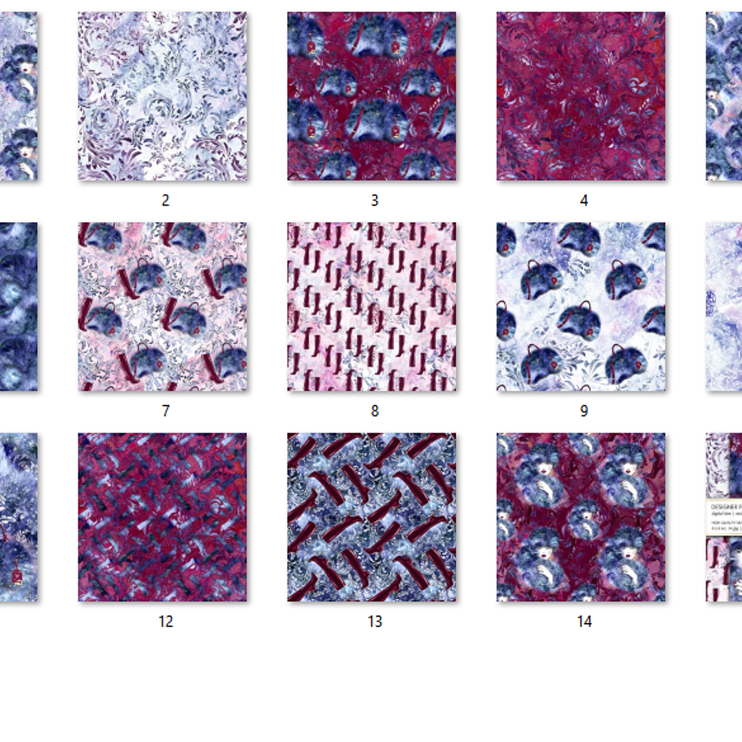 Kit Digital Papéis de Pele