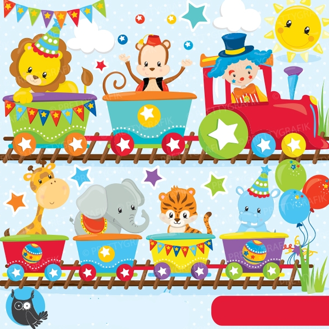 Kit Digital Turma Do Circo No Trenzinho