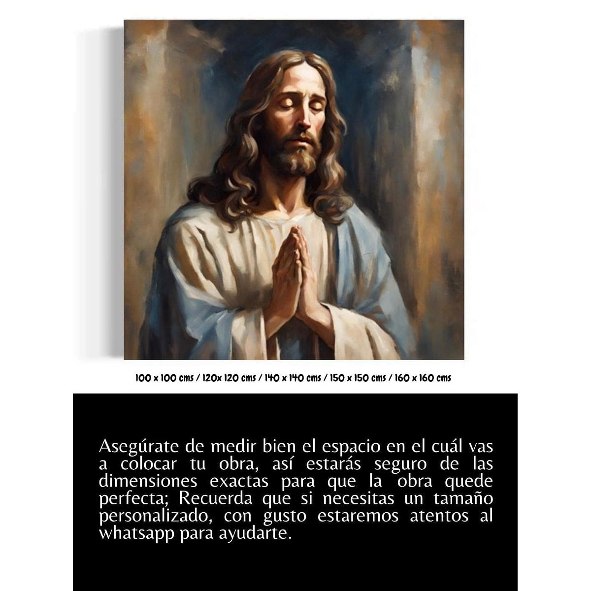 Cuadro Sacro: TODO PODEROSO | GODA (Galería ojos del arte)