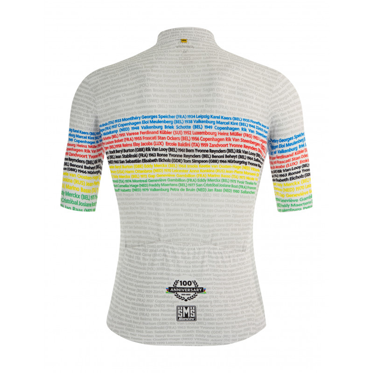 Tricota Santini UCI ROAD 100 CHAMPIONS - White