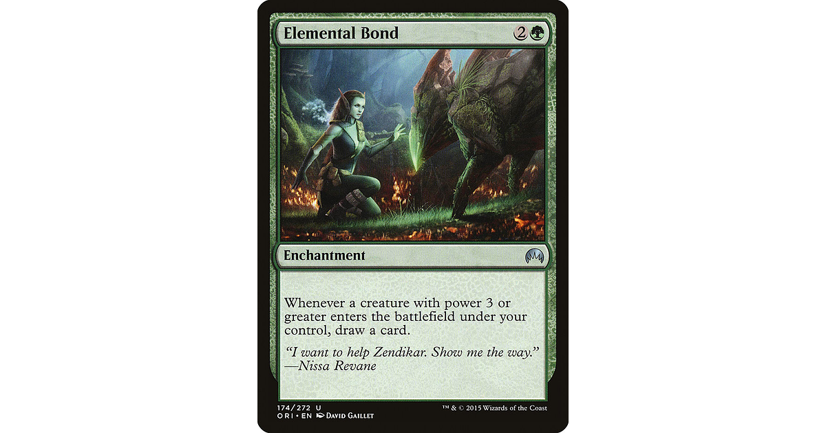 Elemental Bond | Español | NM | ORI
