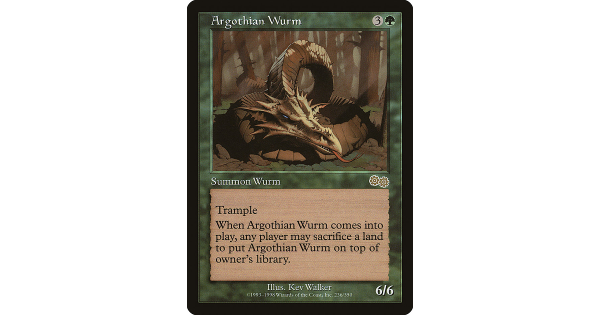 Argothian Wurm (Retro Frame) | Español | HP | USG