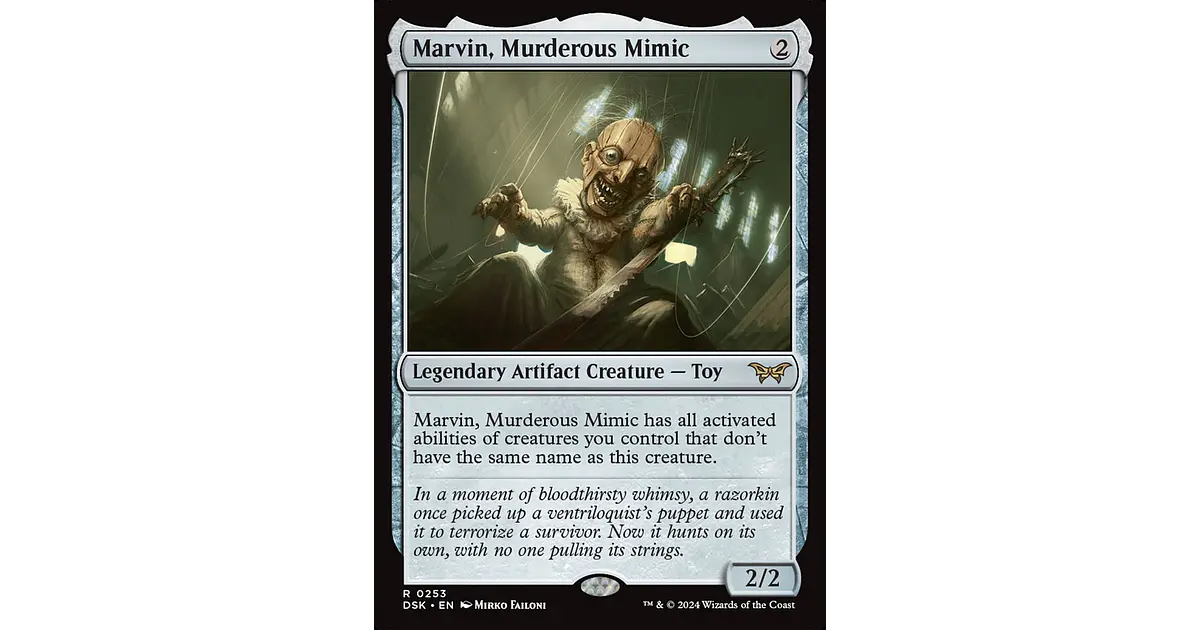 Marvin, Murderous Mimic | Inglés | EX | DSK
