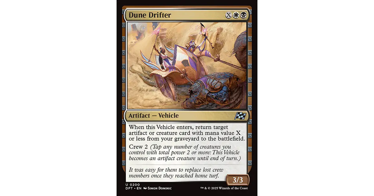 Dune Drifter | Español | NM | DFT