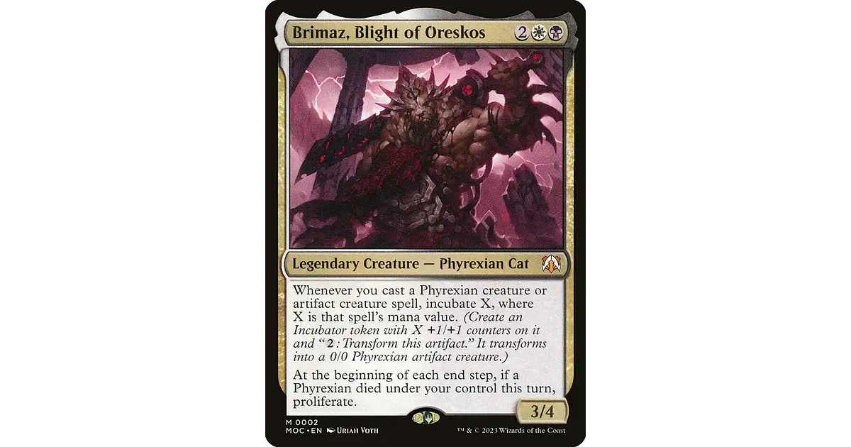 Brimaz, Blight of Oreskos (foil) | Español | NM | MOC