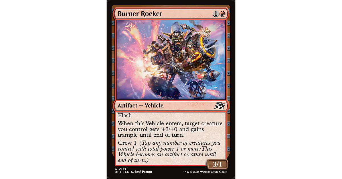 Burner Rocket | Inglés | EX | DFT