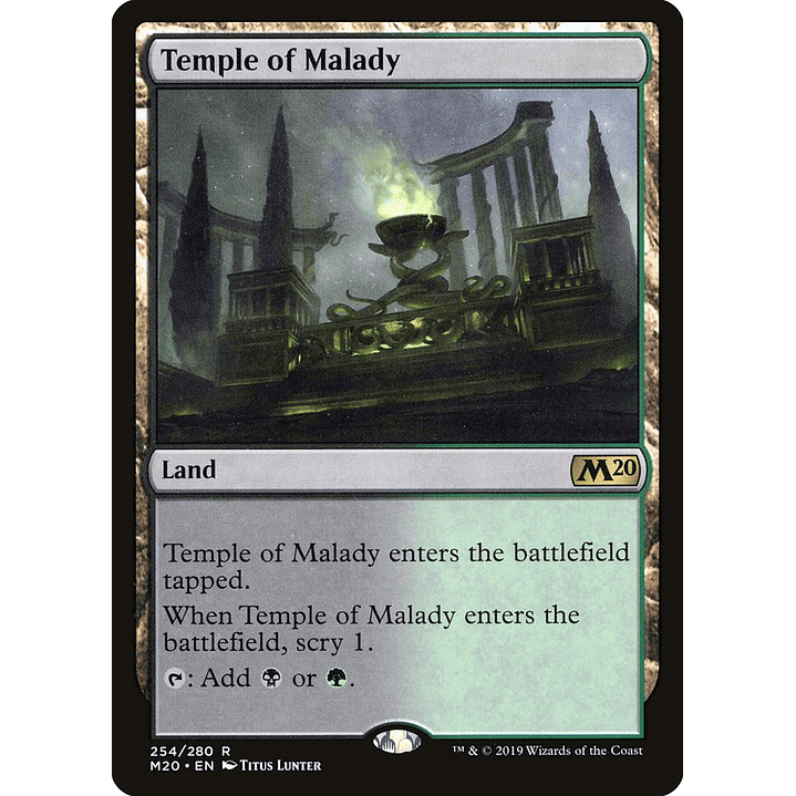 Temple of Malady | Inglés | EX | M20
