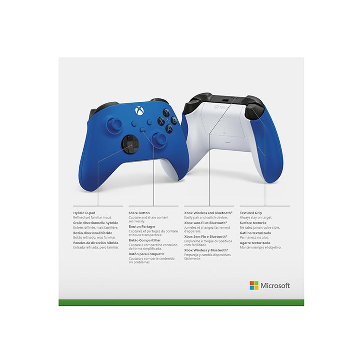 Control Microsoft control Xbox Shock Blue
