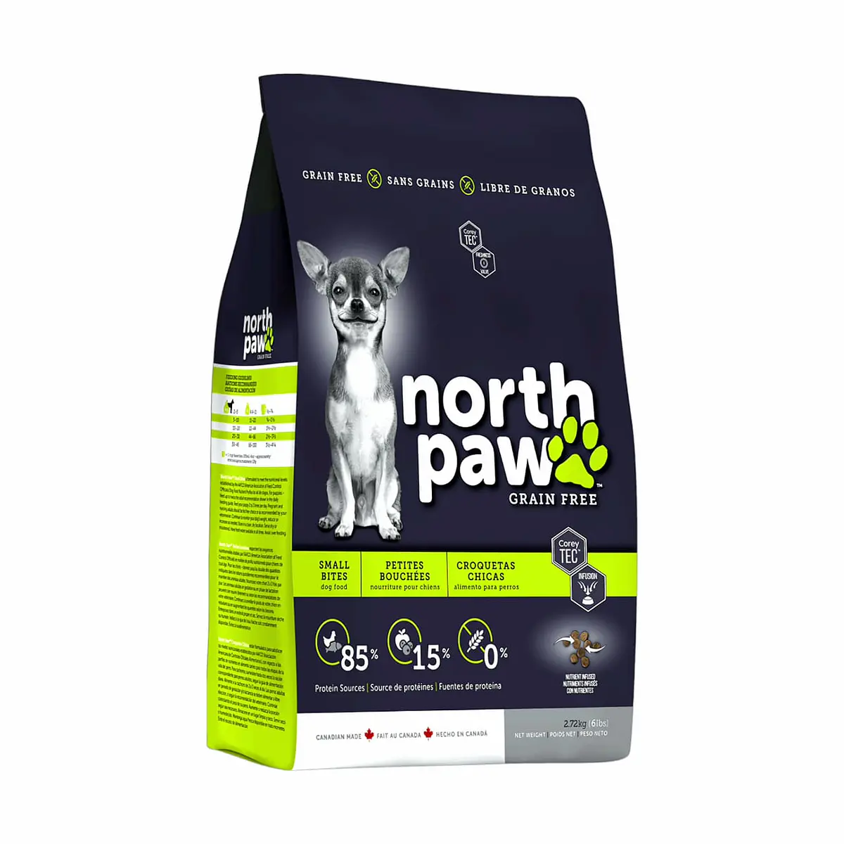 North Paw Perro Grain Free Adulto Raza Pequeña Pollo Arenque