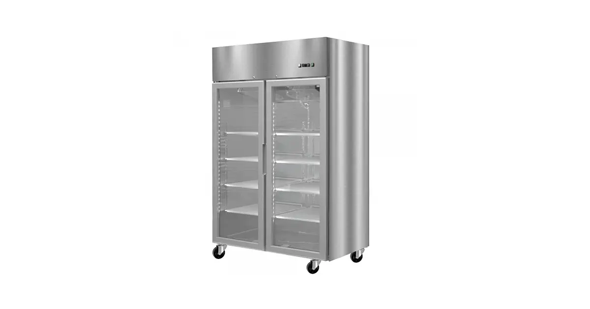 Bozzo Congelador Vertical 2 Puerta de Vidrio | Gastronómica Real