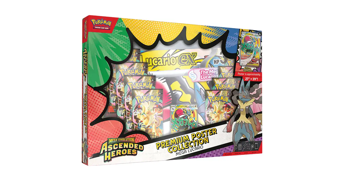Pokémon TCG Mega Evolution – Ascended Heroes Premium Lucario