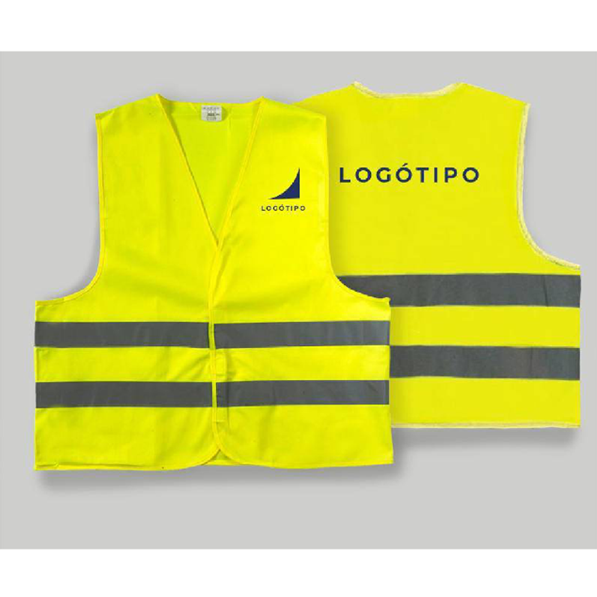 Colete refletor de segurança industrial com sua logomarca