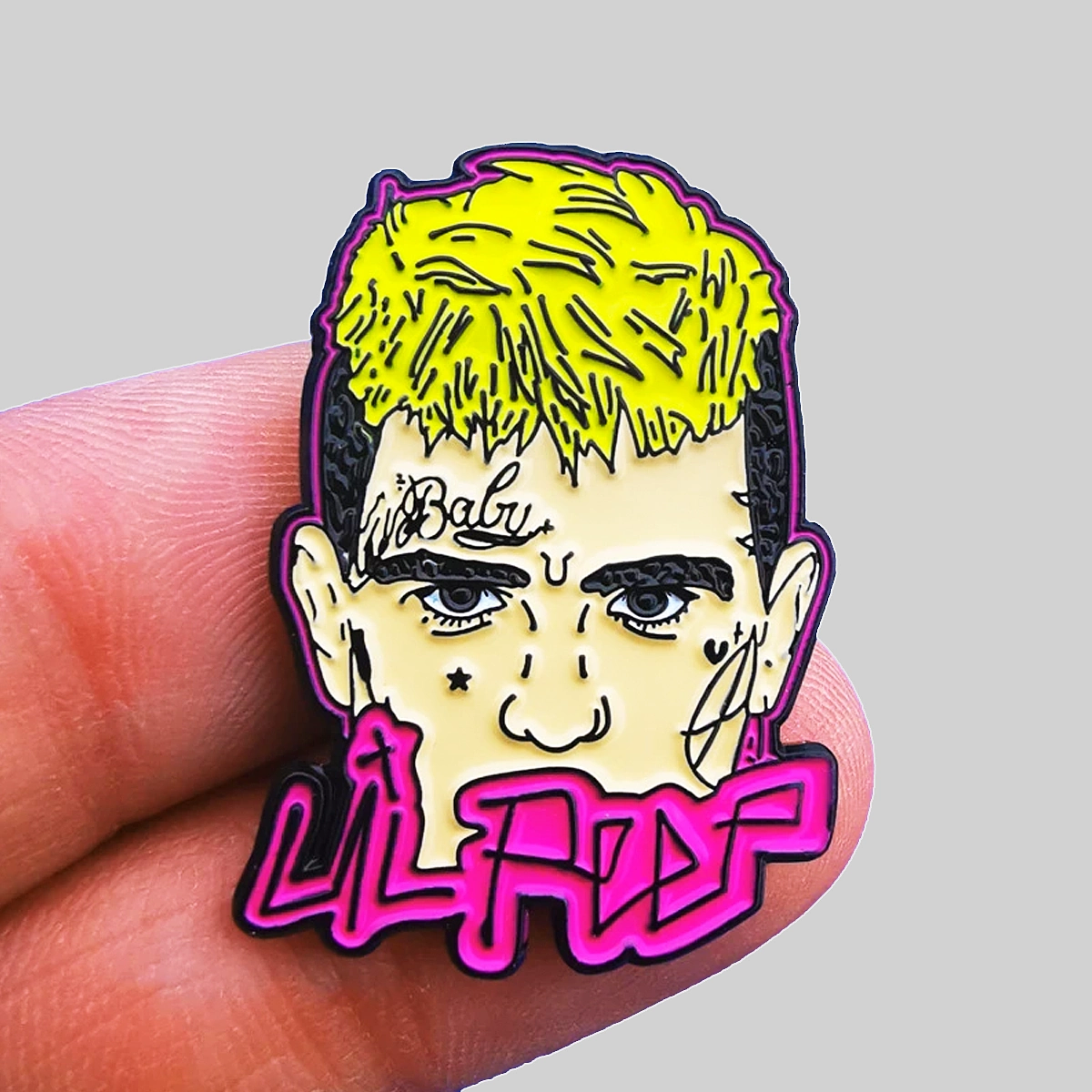 Lil Peep · Face Pin