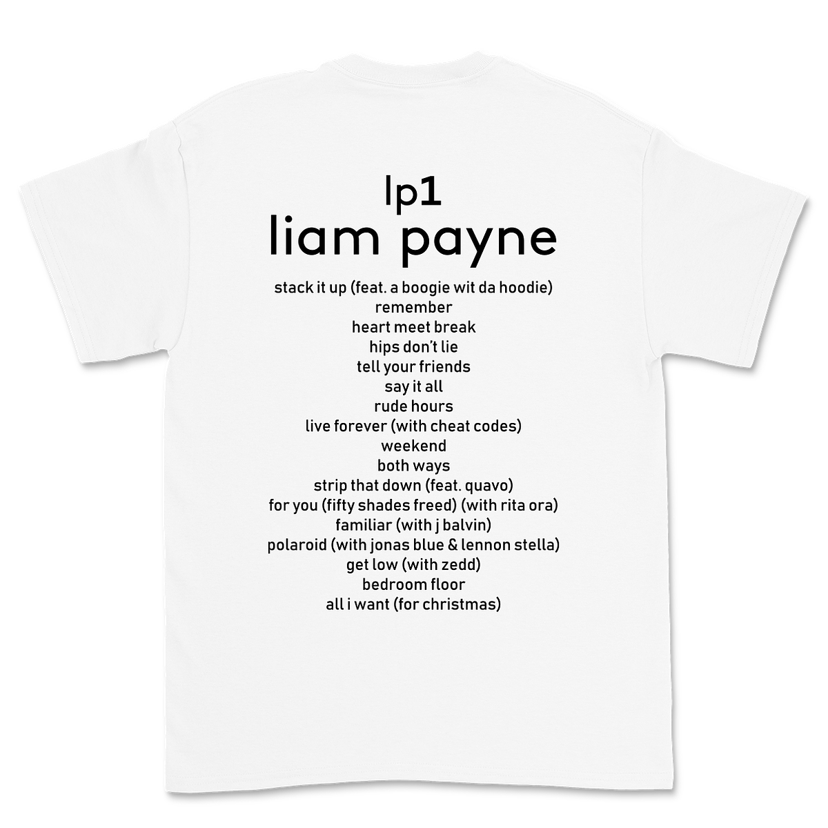 Liam Payne · LP1 Tracklist Polera
