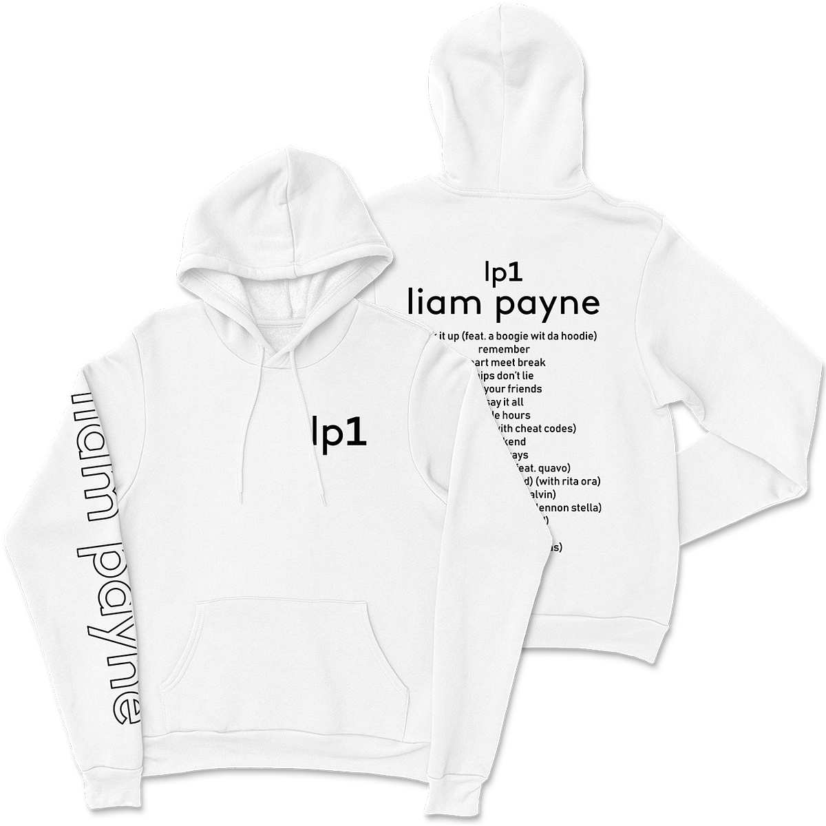 Liam Payne · LP1 Tracklist Hoodie