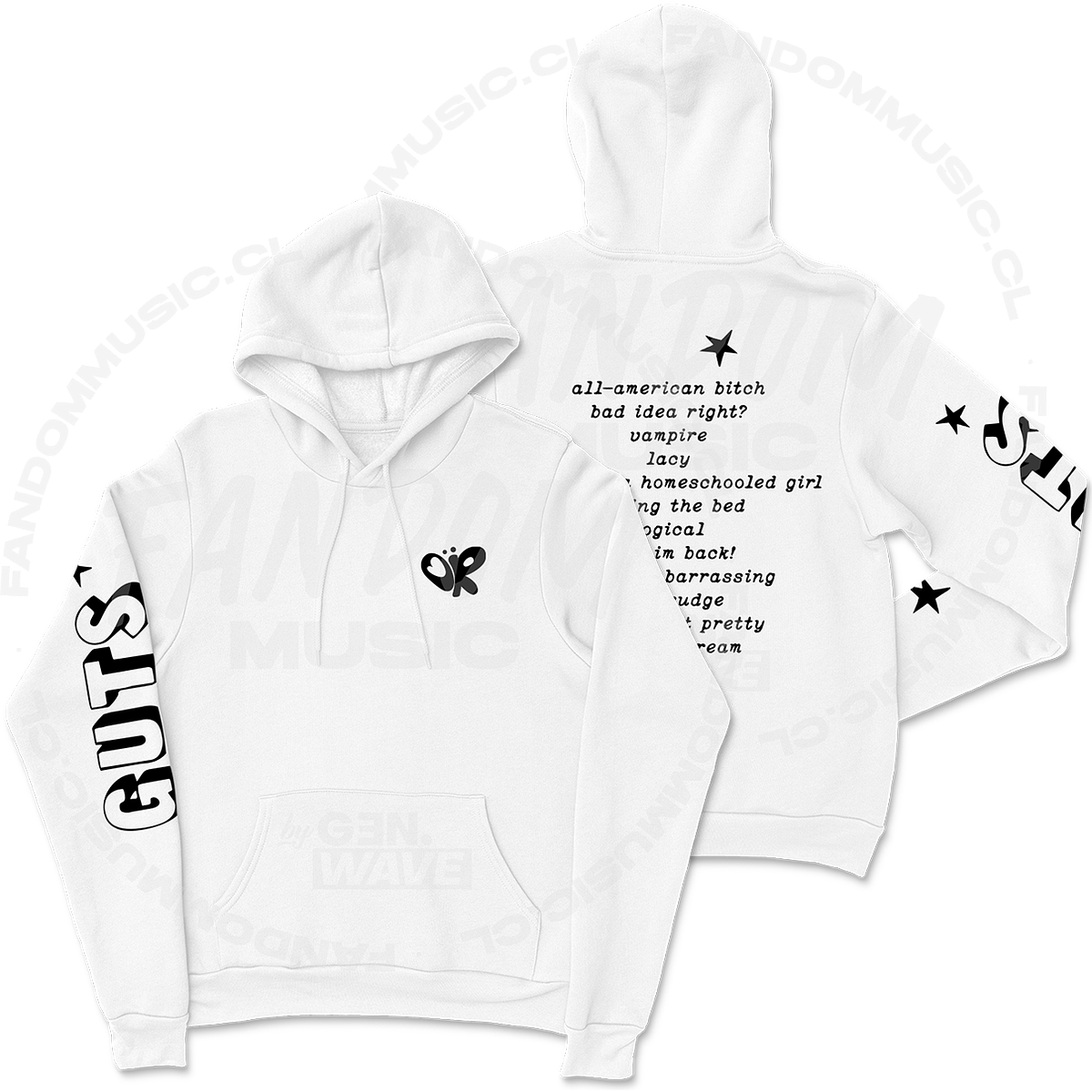 Olivia Rodrigo · Setlist Guts Hoodie