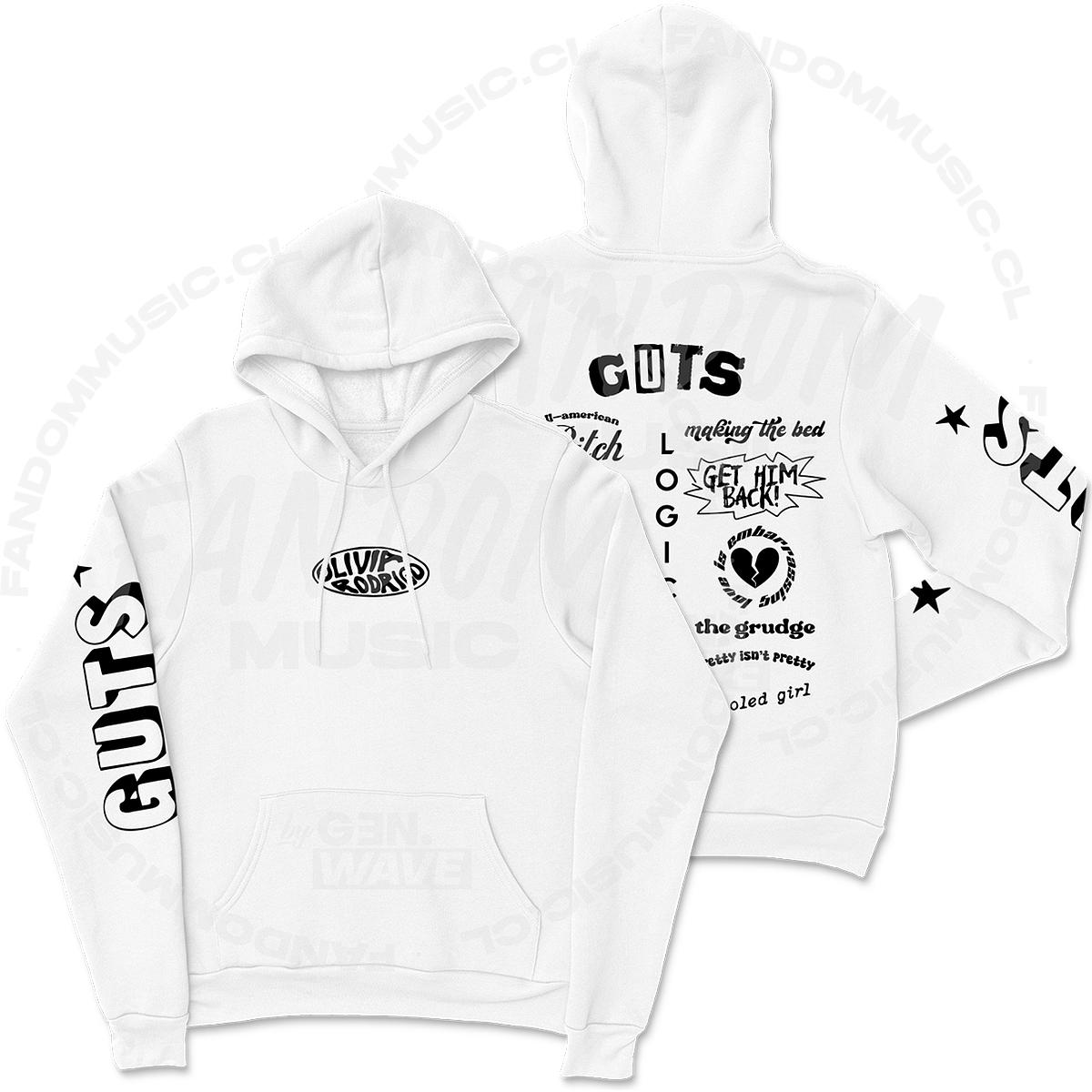 Olivia Rodrigo · Tracklist Guts Hoodie