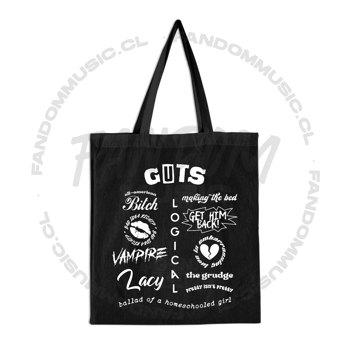 Olivia Rodrigo · Guts Tracklist Totebag