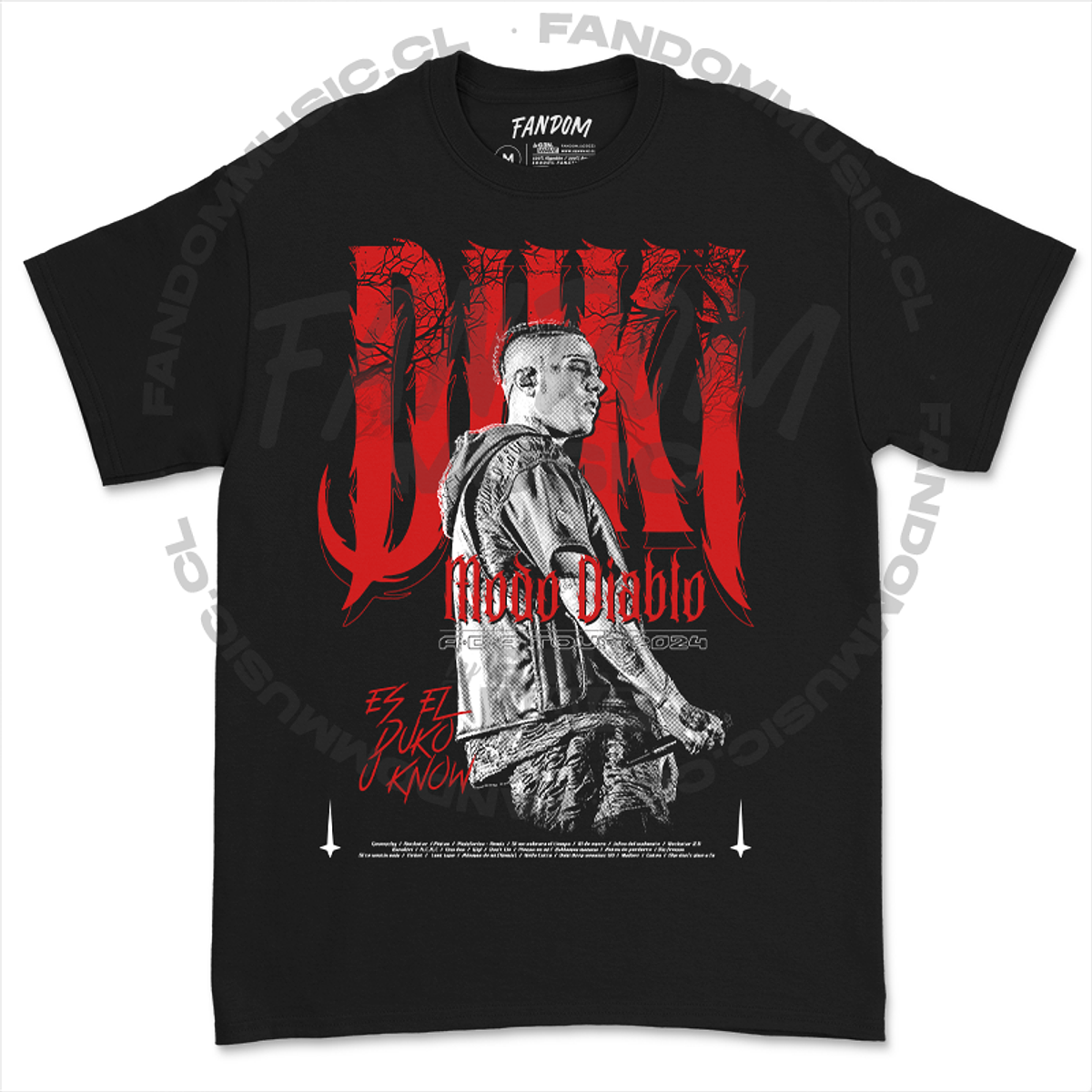 Duki · Modo Diablo Polera