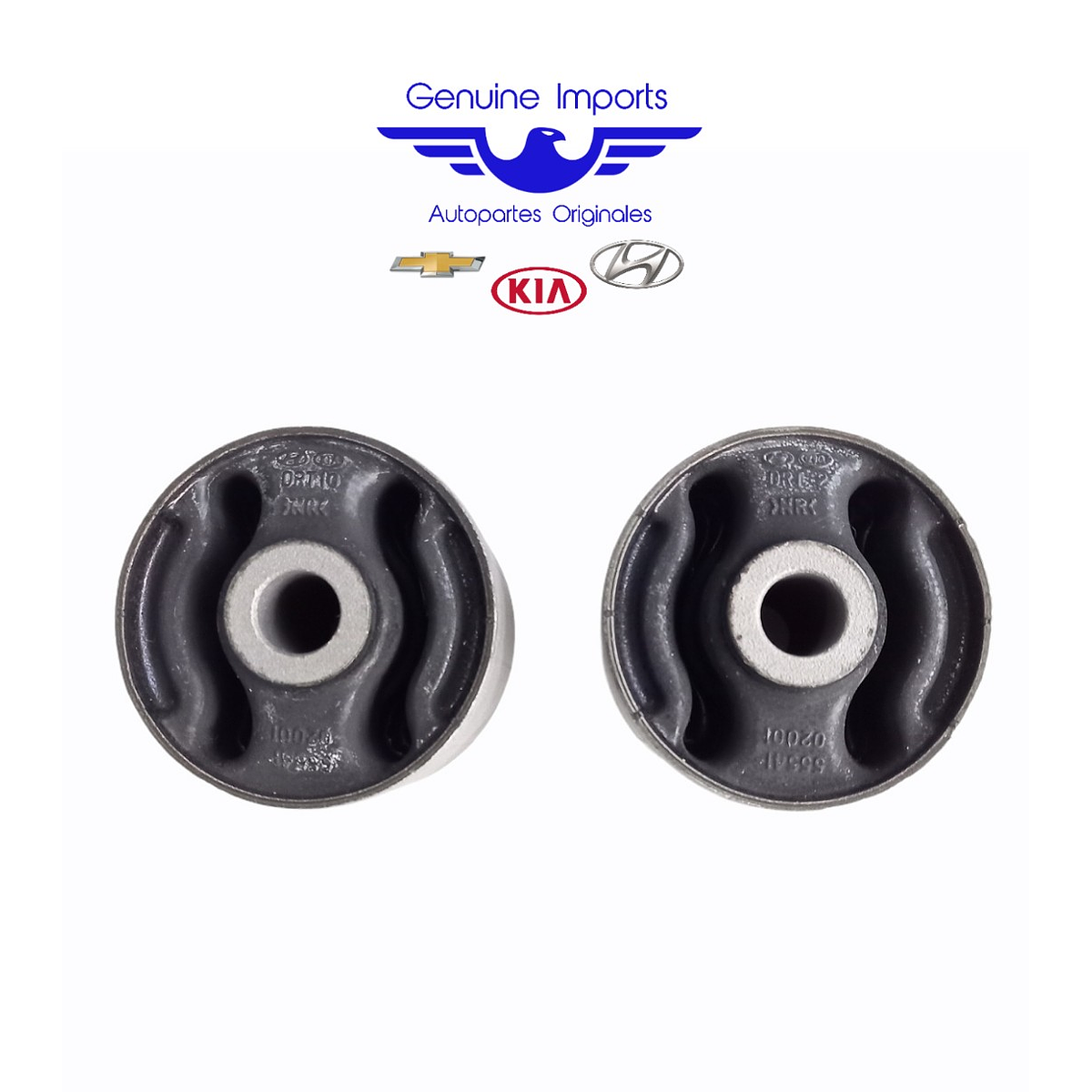 Buje troque o puente trasero Hyundai Atos Juego x 2 Ref: