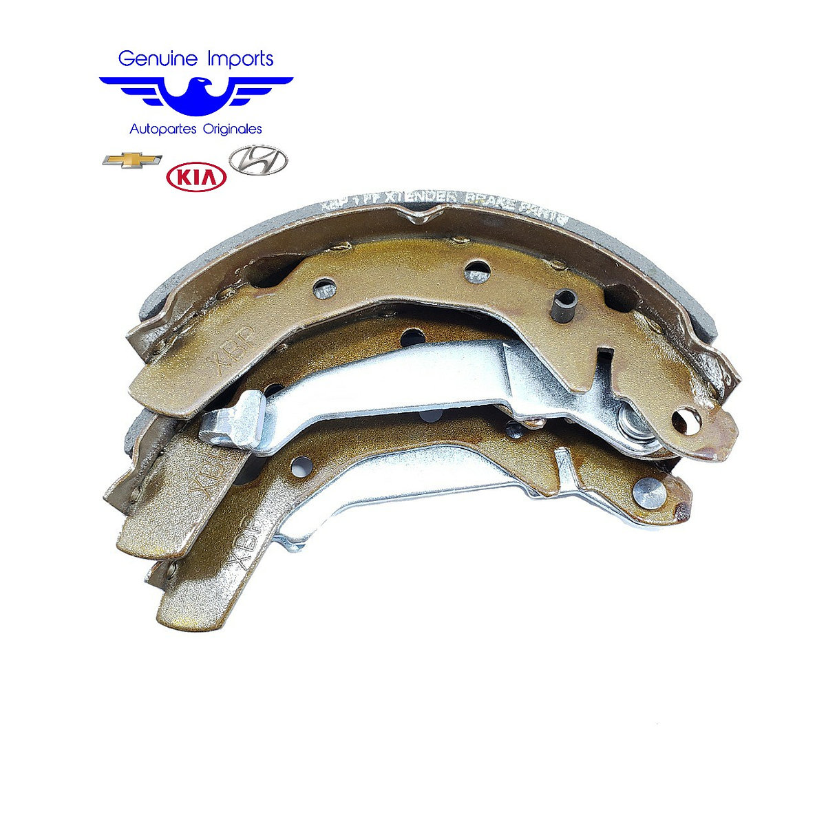 Bandas Freno Trasero Chevrolet Spark Cronos Go Life (Juego)