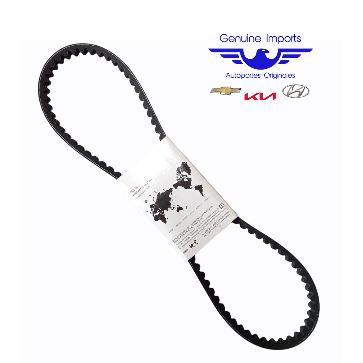 Correa Alternador Kia K2700 Pregio 2.7 3.0 Ref: 25215-4Z0...