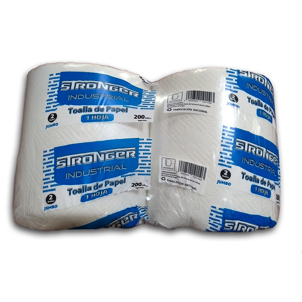 Papel toalla Stronger 250mts x 2