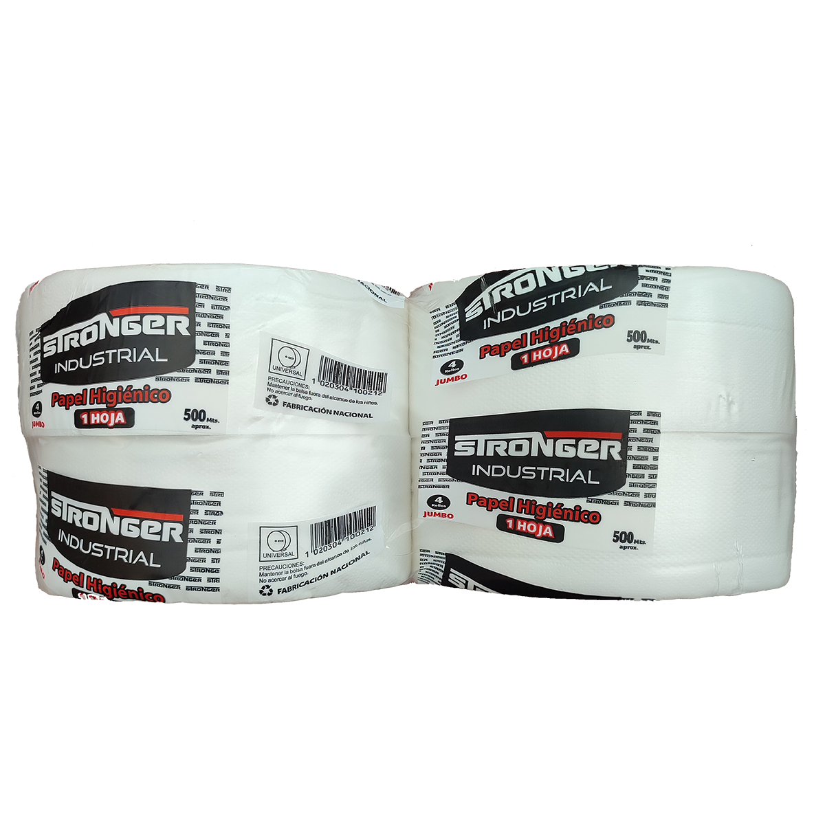 Papel higiénico Stronger pack 4 x 500Mts