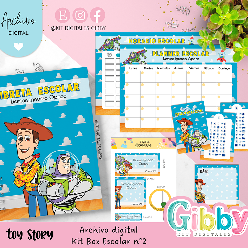 Archivo digital - Kit box escolar n°2