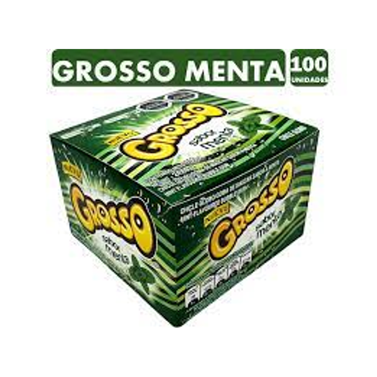 CHICLE GROSSO SPEARMINT X 100 (12) | GINO