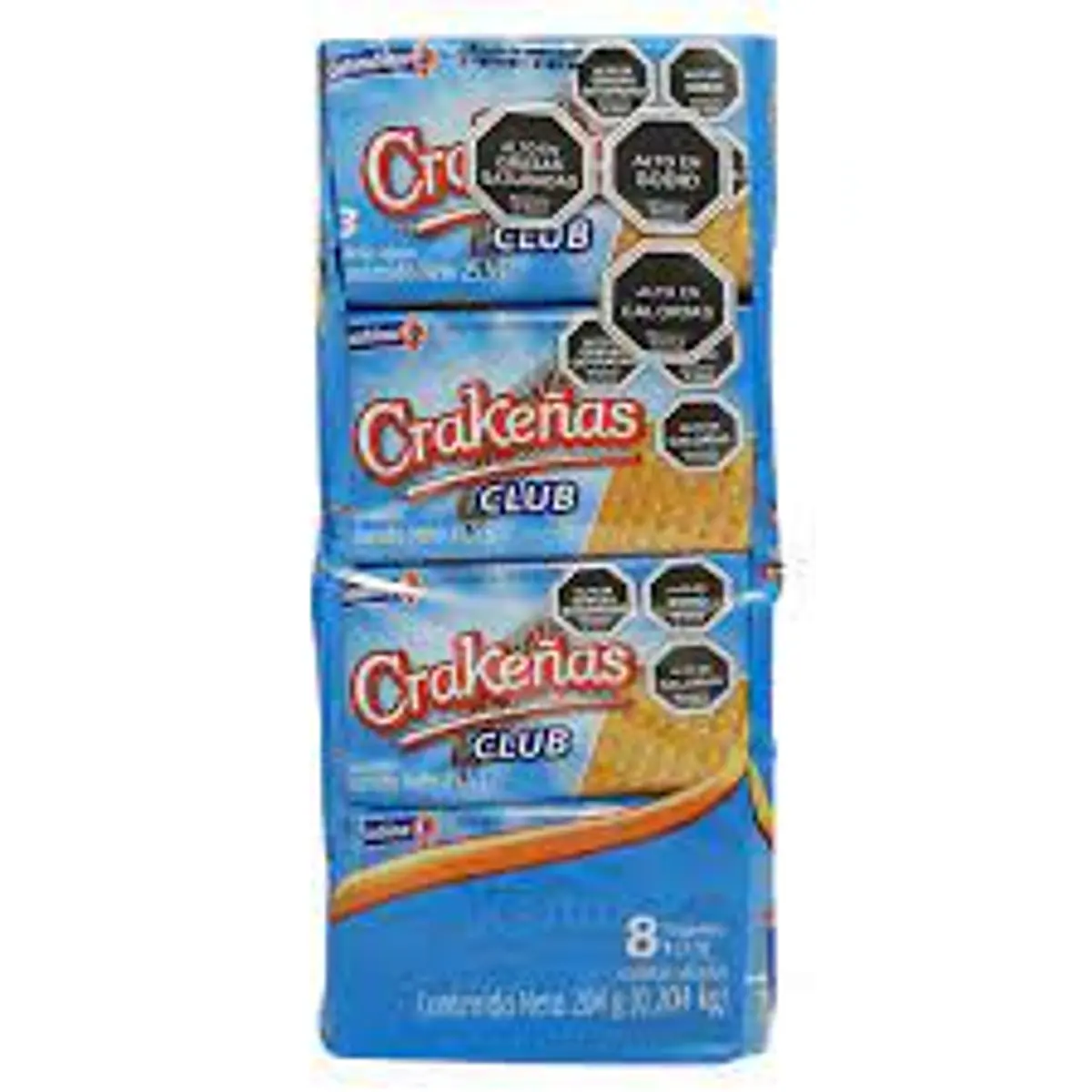 GALLETA CRAKEÑAS CLUB IND.24 grs.x 8un. (24) | GINO