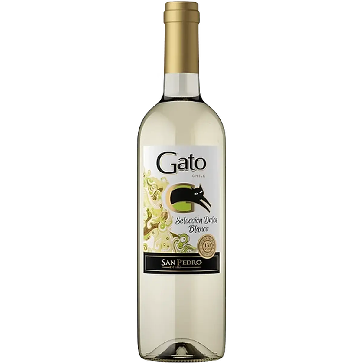 VINO GATO SELECC. DULCE BLANCO 750cc.8ºG.L. (12) | GINO