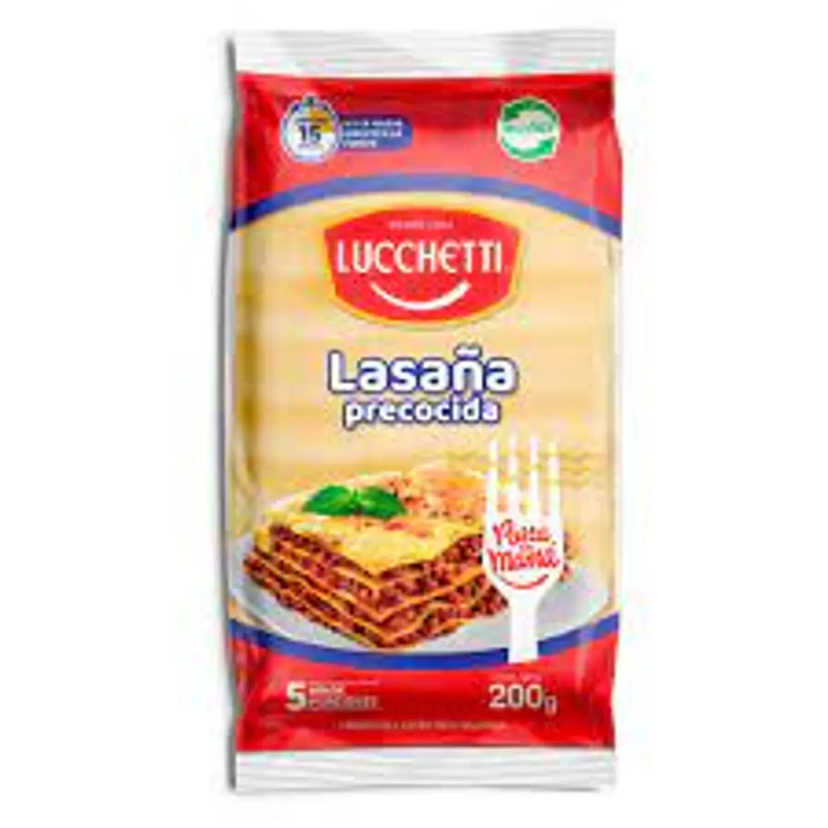 LASAÑA LUCCHETTI 200grs.PRECOCIDA (22) | GINO