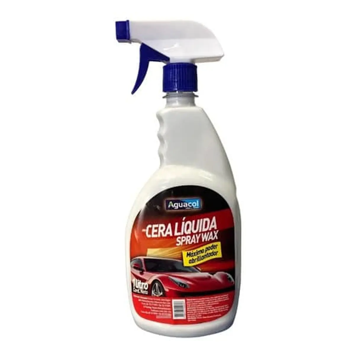 CERA LIQUIDA AUTOMOTRIZ AGUACOL 1 LITRO (12) | GINO