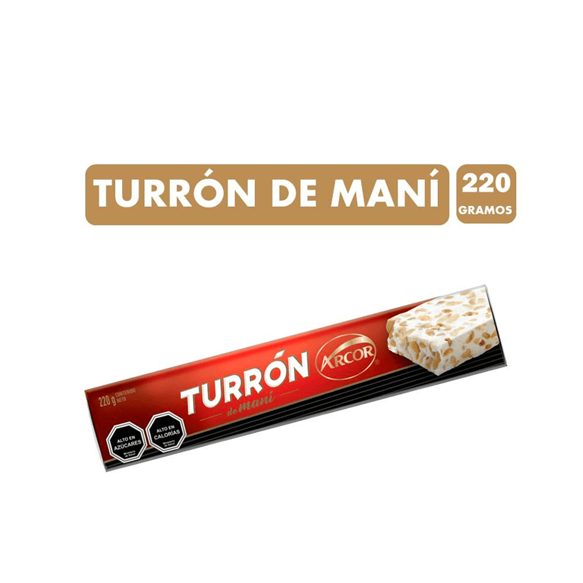 TURRON MANI ARCOR 220grs. (15) | GINO