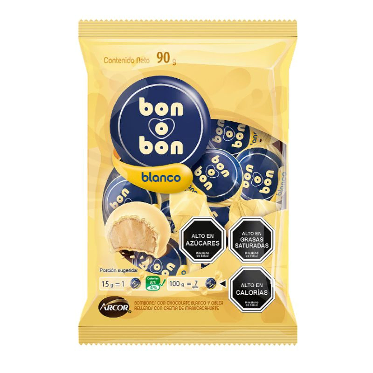 BONOBON BOLSA BLANCO x 5un. (30) | GINO