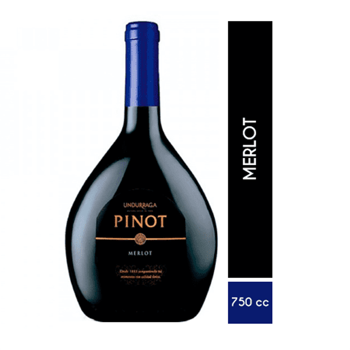VINO UNDURRAGA PINOT MERLOT BOT.750cc.13°G.L (12 | GINO