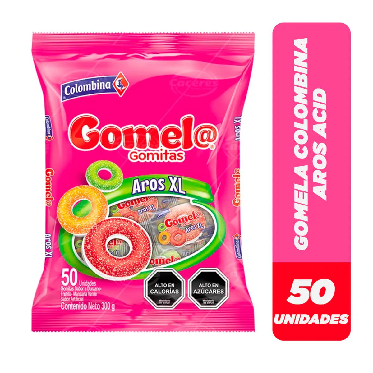 GOMELA AROS ACID COLOMBINA x 50un. (16) | GINO