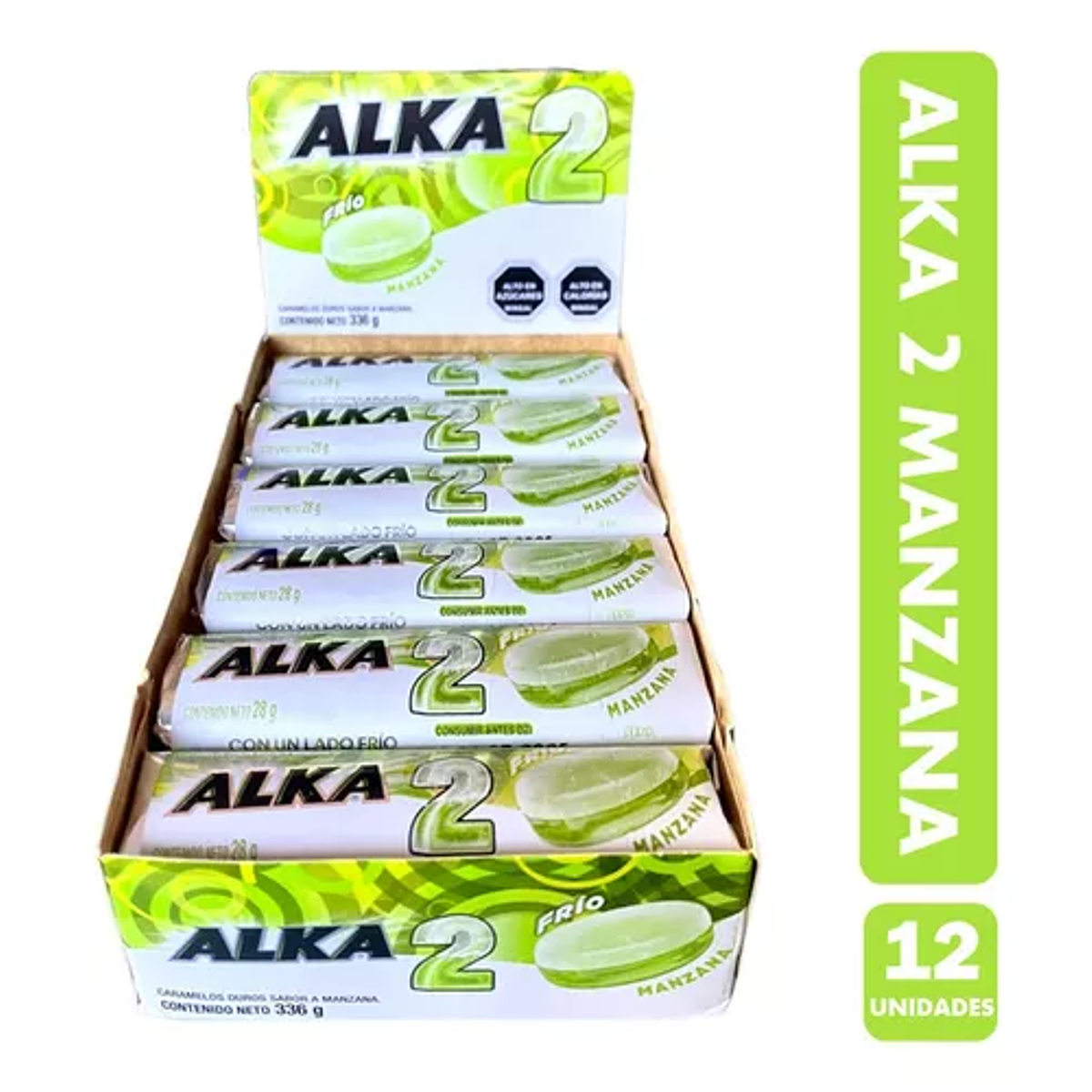 ALKA 2 MANZANA DISPLAY 28g. x 12un. (12) | GINO