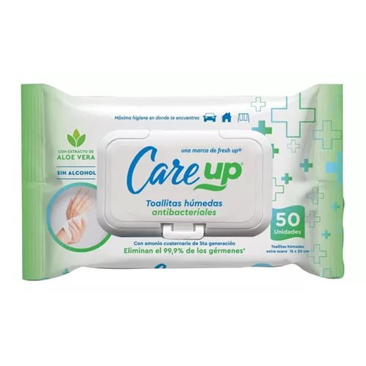 TOALLITAS HUMEDAS CARE UP x 50un. (48) | GINO